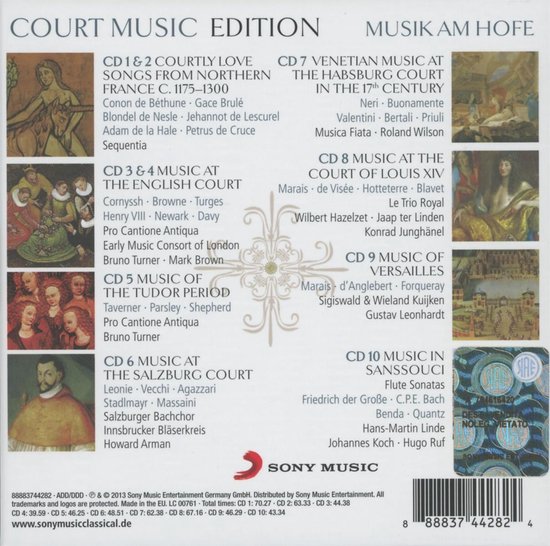 Court Music Edition, Various | CD (album) | Muziek | bol.com
