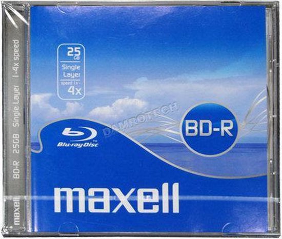 BD-R (BLU-RAY RECORDABLE / 25 GB / SINGLE LAYER / SPEED 1-4X) | bol.com