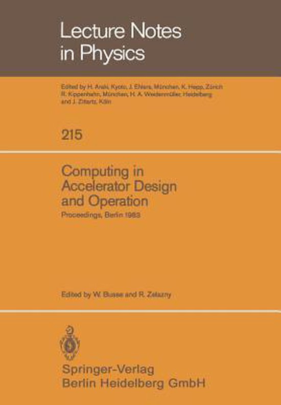 Computing in Accelerator Design and Operation | 9783540139096 | W ...