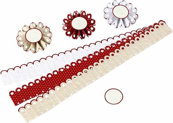 Rozetten, d: 8 cm, Copenhagen, 6 stuks | bol.com