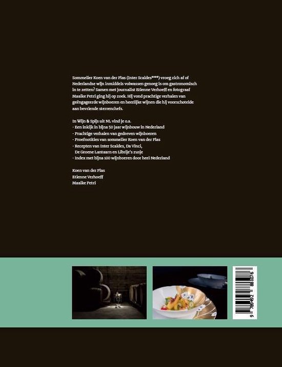 Wijn & Spijs uit NL - Koen van der Plas & Etienne Verhoef, Etienne ...