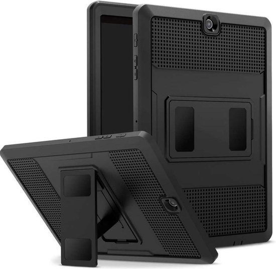 Samsung Galaxy Tab S2 9.7 - Heavy Duty tablet case - Black | bol.com