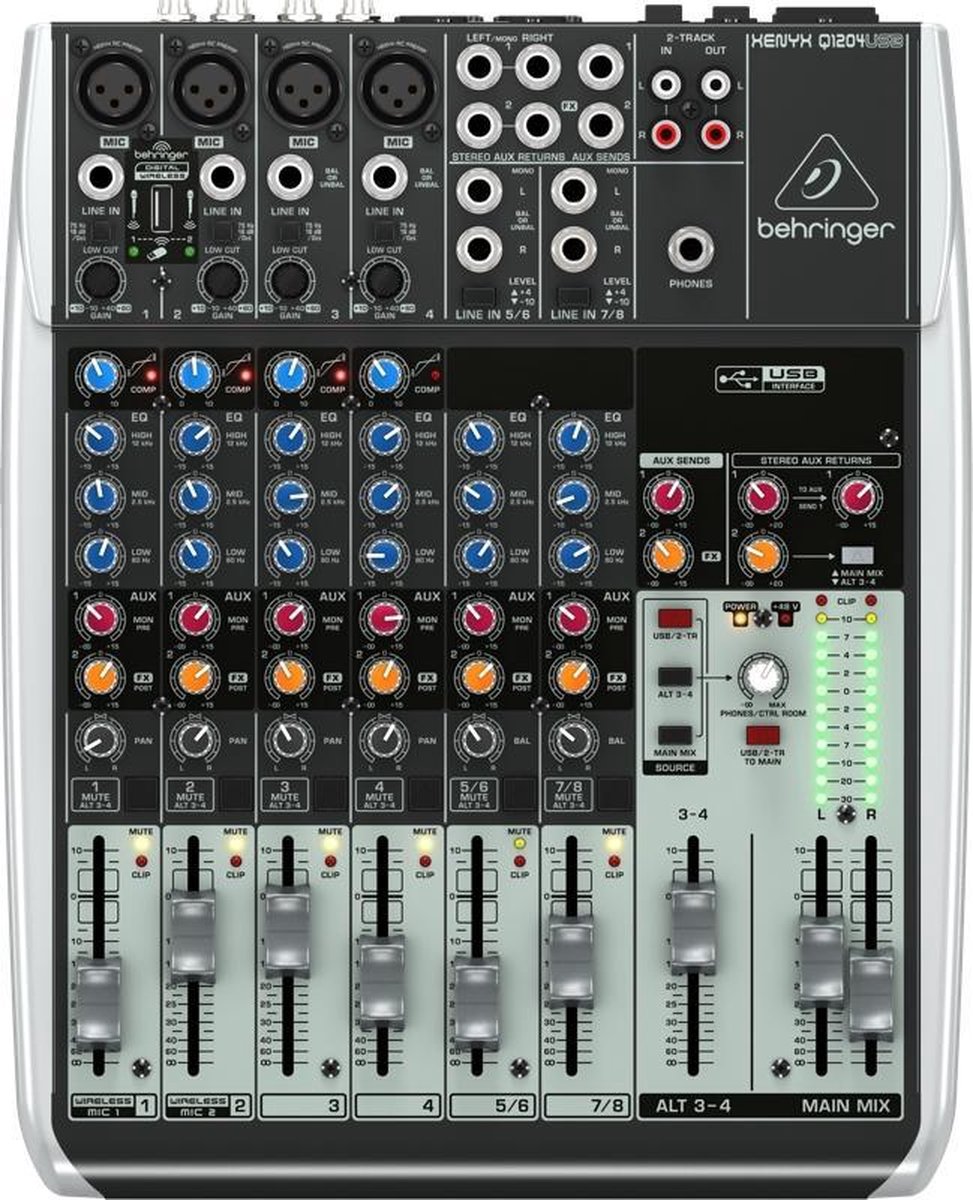 Behringer Q1204USB mengpaneel | bol.com