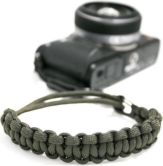 DSPTCH Braided Camera Wrist Strap Olive/Matte Black | bol.com