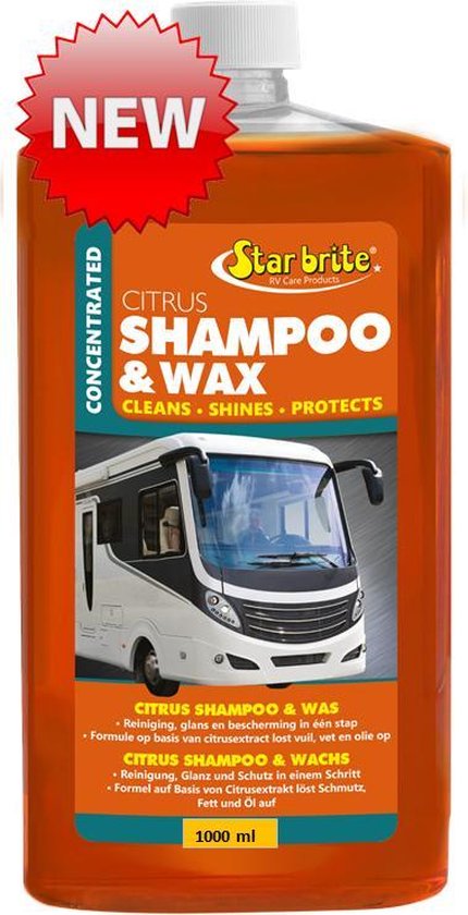 Star brite Caravan Shampoo & Wax | Camper & Caravan 1000ml (concentraat ...