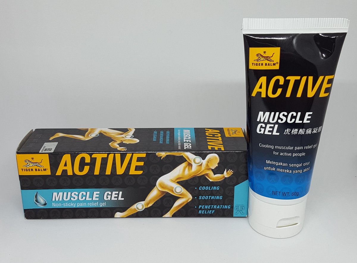 Tijgerbalsem Spiergel tube 'Tiger Balm Active Muscle Gel' 60 gram | bol.com