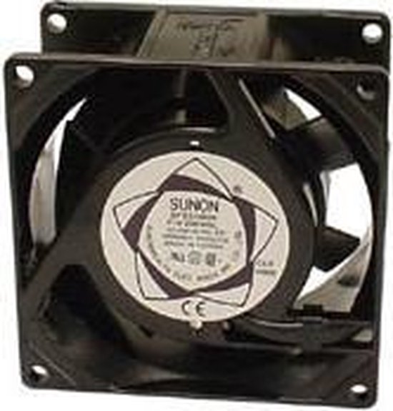 SUNON VENTILATOR 230VAC GLIJLAGER 80 x 80 x 38mm (BSS220HS) | bol.com