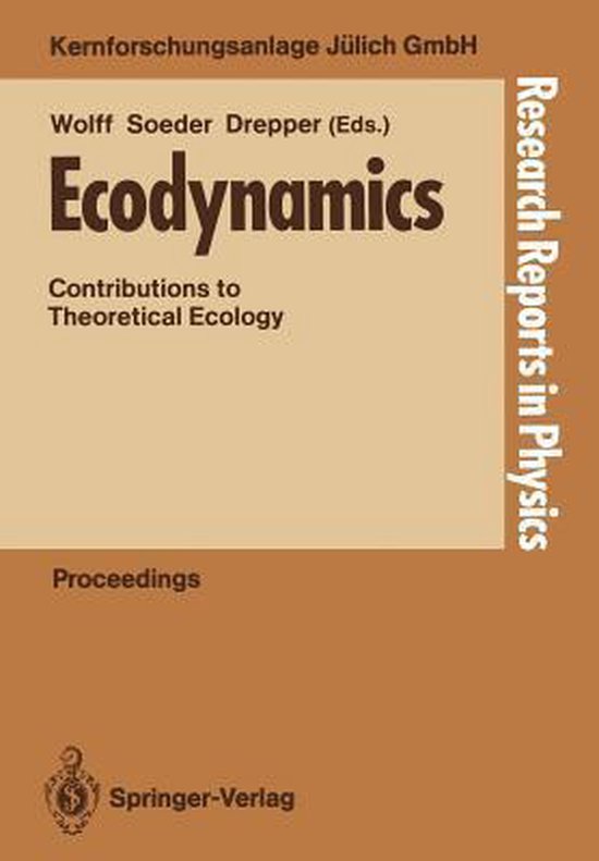 Ecodynamics | 9783642739552 | Boeken | bol.com