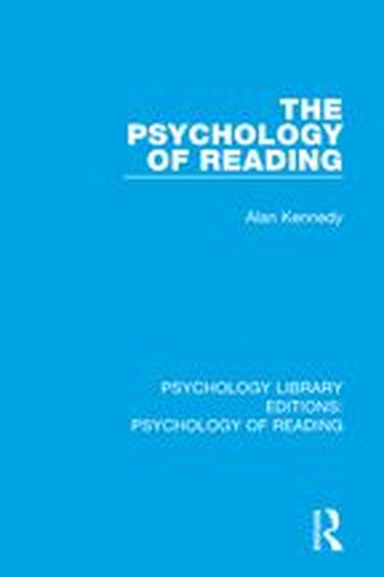 Psychology Library Editions: Psychology of Reading - The Psychology of ...