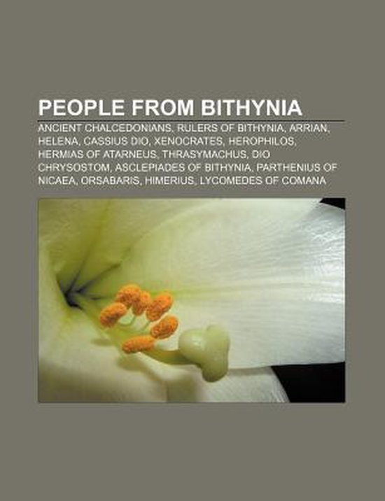 People from Bithynia | 9781156068526 | Source Wikipedia | Boeken | bol