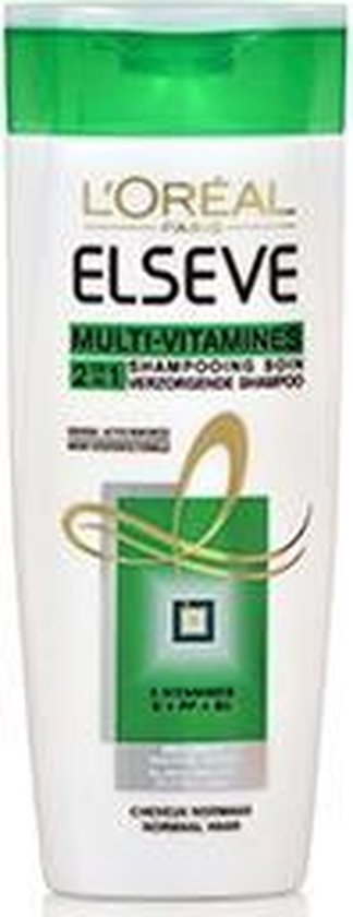 L’Oréal Paris Elsève Multivitamines Shampoo - 2 in 1 - 250 ml | bol.com
