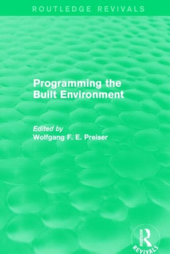 Programming the Built Environment | 9781138885462 | Boeken | bol.com