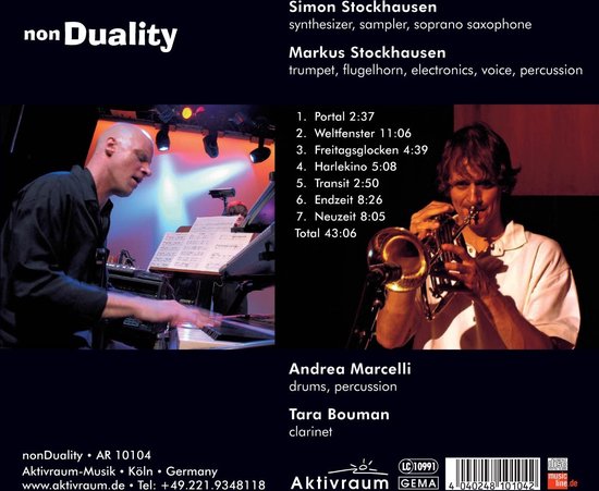 Markus Stockhausen & Simon Stockhausen - Nonduality (CD), Simon & Markus Stockhausen |... | bol