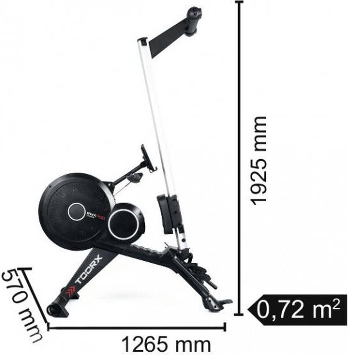 Toorx Fitness RWX-700 Roeitrainer - Roeimachine - Inklapbaar - met 16 ...