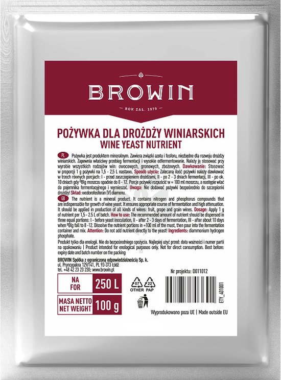 Voedingsstof voor wijngist - 100g | bol