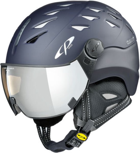 CP Cuma - Skihelm - blauw - 53-55/S - Meekleurend Vizier cat. 1-2 (☁/ /☀) | bol.com