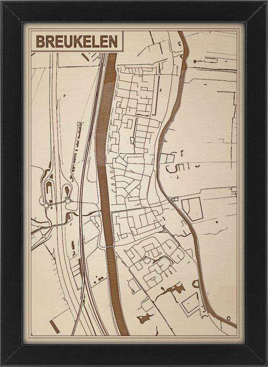 Decoratief Beeld - Houten Van Breukelen - Hout - Bekroned - Bruin - 21 ...