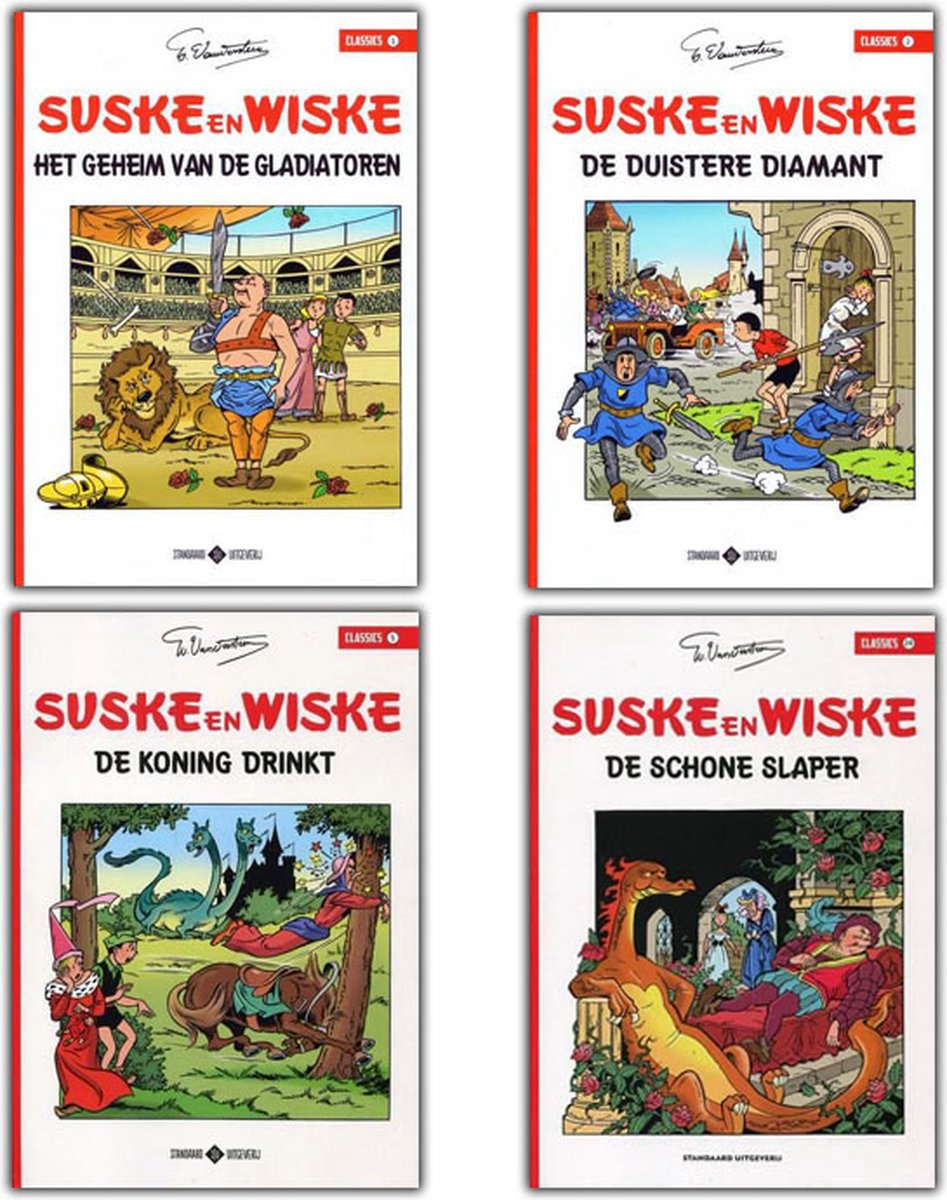Suske en Wiske Classics Strippakket (4 strips) | stripboek, stripboeken ...