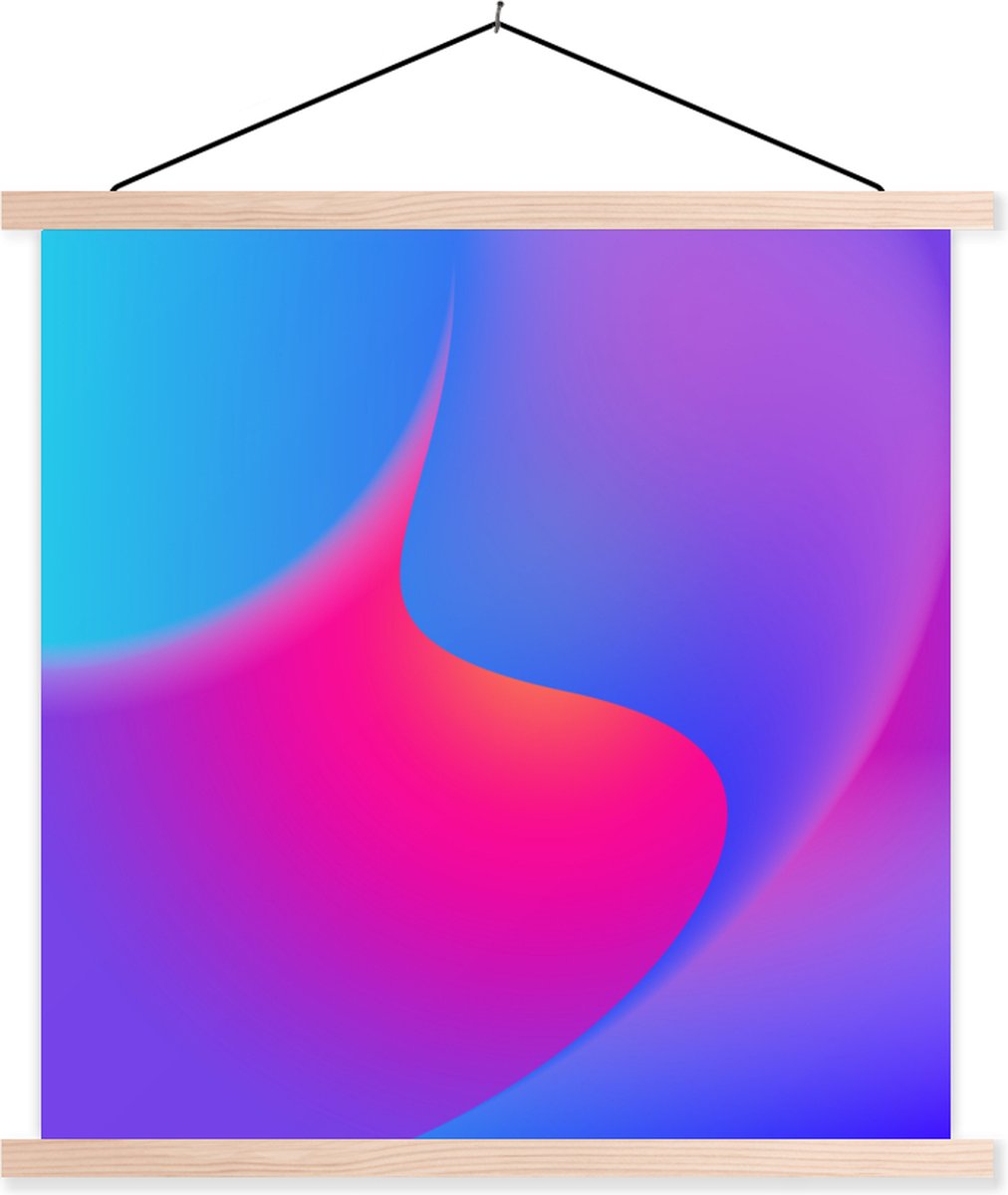 Illustration moderne et élégante avec affiche textielposter effet acrylique ondulé... | bol.com