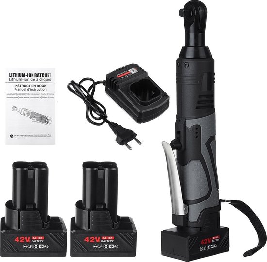 Ecombe® Ratelsleutel Elektrisch 42V - Elektrische Schroevendraaier ...