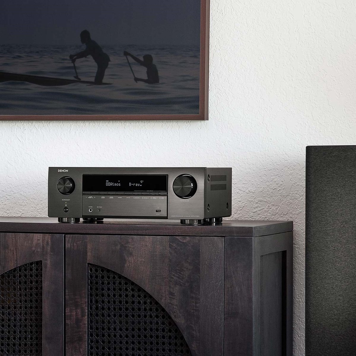 Denon AVR-X 1700H - Zwart - 7.2-kanaals 145W 8K AV-receiver met en HEOS ...