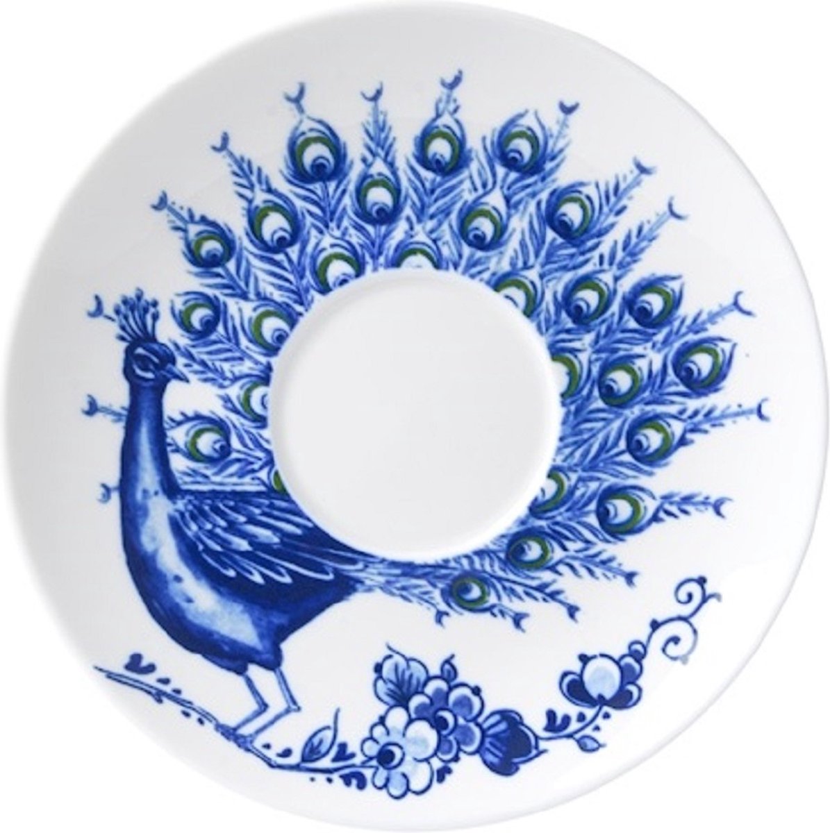 Heinen Delfts Blauw | Paauw kop en schotel | Delfts Blauw | Servies ...