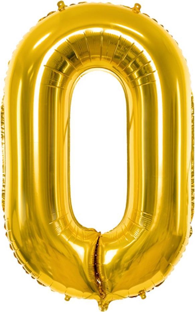Cijfer 0 (86 cm) - Goud | bol.com