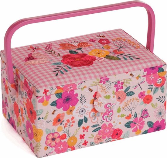 Gestoffeerde naaidoos - FLORAL GARDEN - GROVES | bol