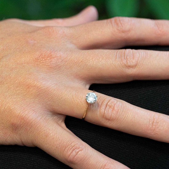 Di Lusso - Ring Padova - Swarovski Zirkonia - 14 Karaat Goud - Dames ...