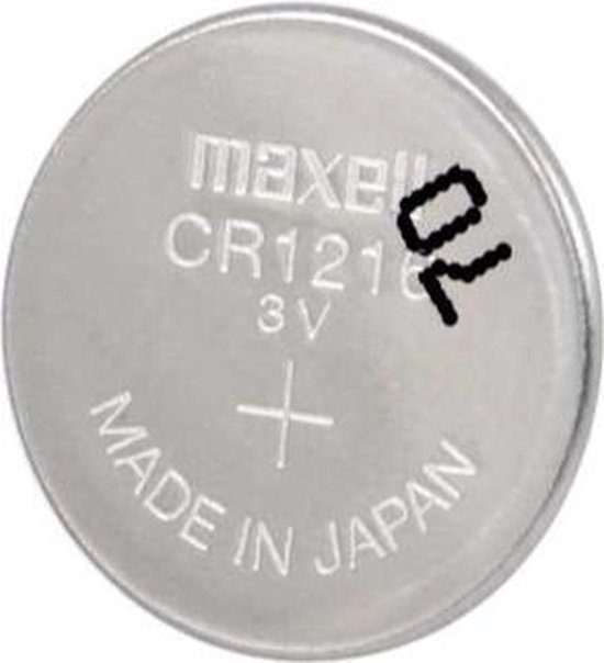 Maxell Lithium Batterij - Knoopcel - CR1216 - 2 stuks - 3V - Made in Japan | bol