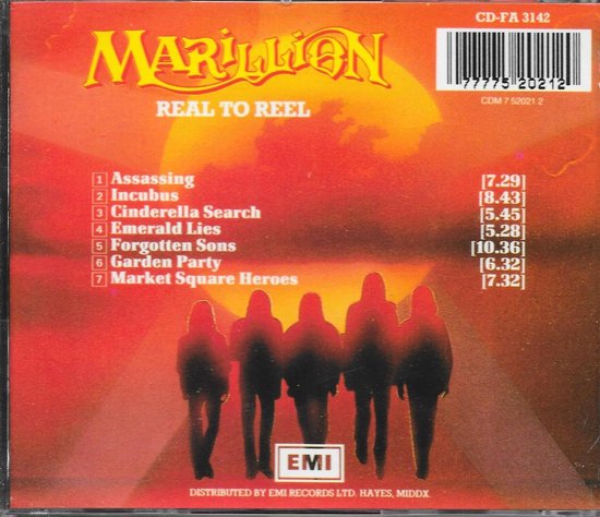 Real To Reel, Marillion | CD (album) | Muziek | bol