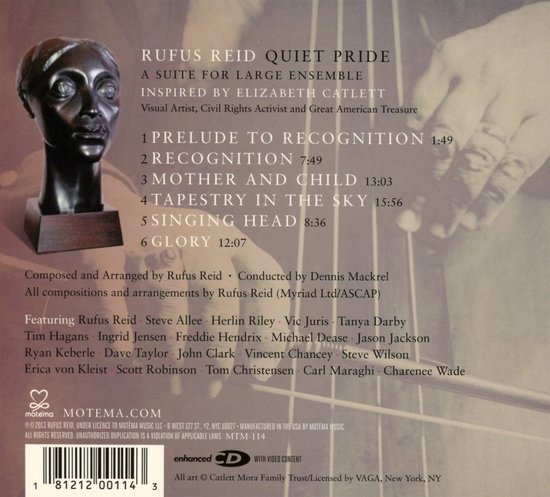 Rufus Reid - Quiet Pride - The Elizabeth Catlett (CD), Rufus Reid | CD ...