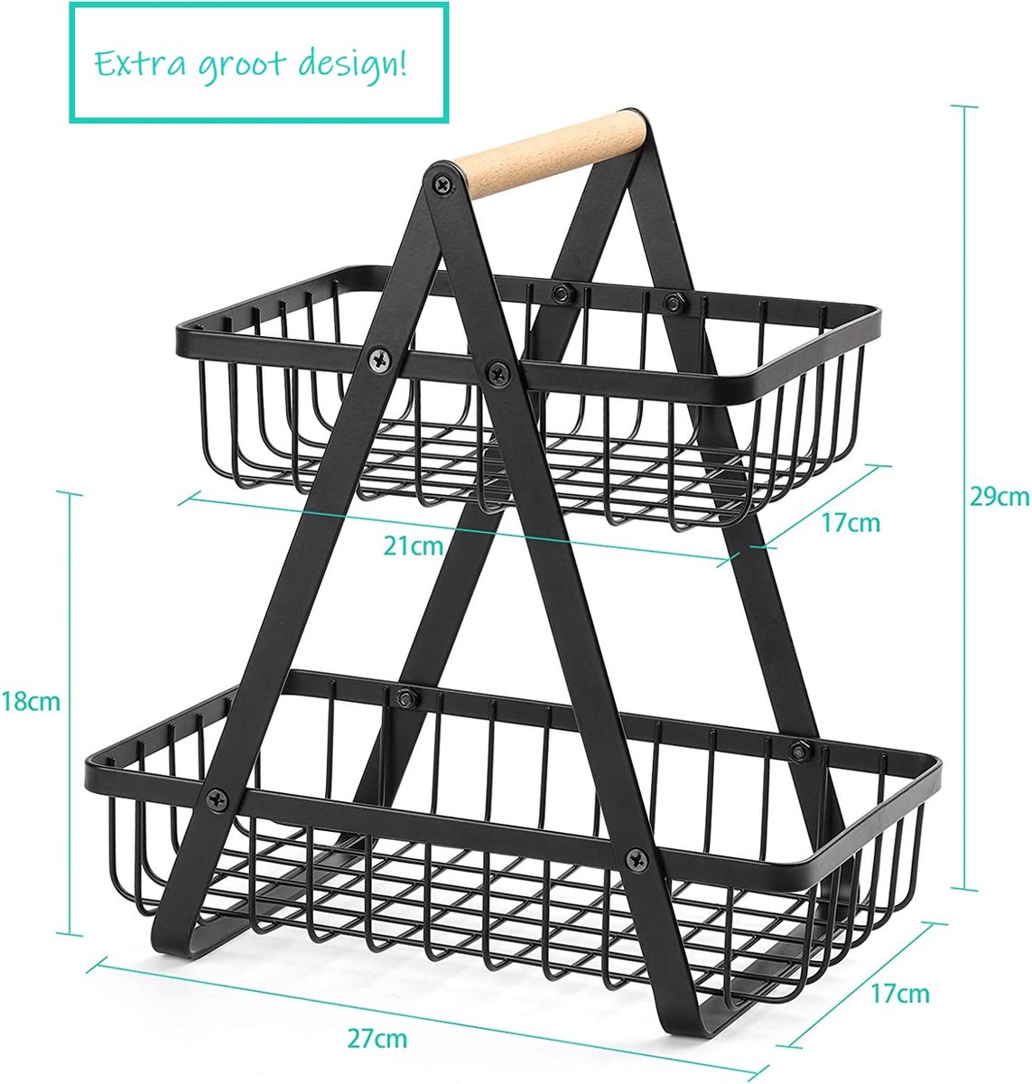 Fruitmand - Groot - Fruitschaal – Keuken Bureau Organizers ...