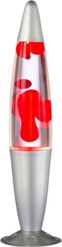 Magma Lavalamp - Rood - Lava Lamp - Tafellamp - Nachtlampje - 34cm hoog ...