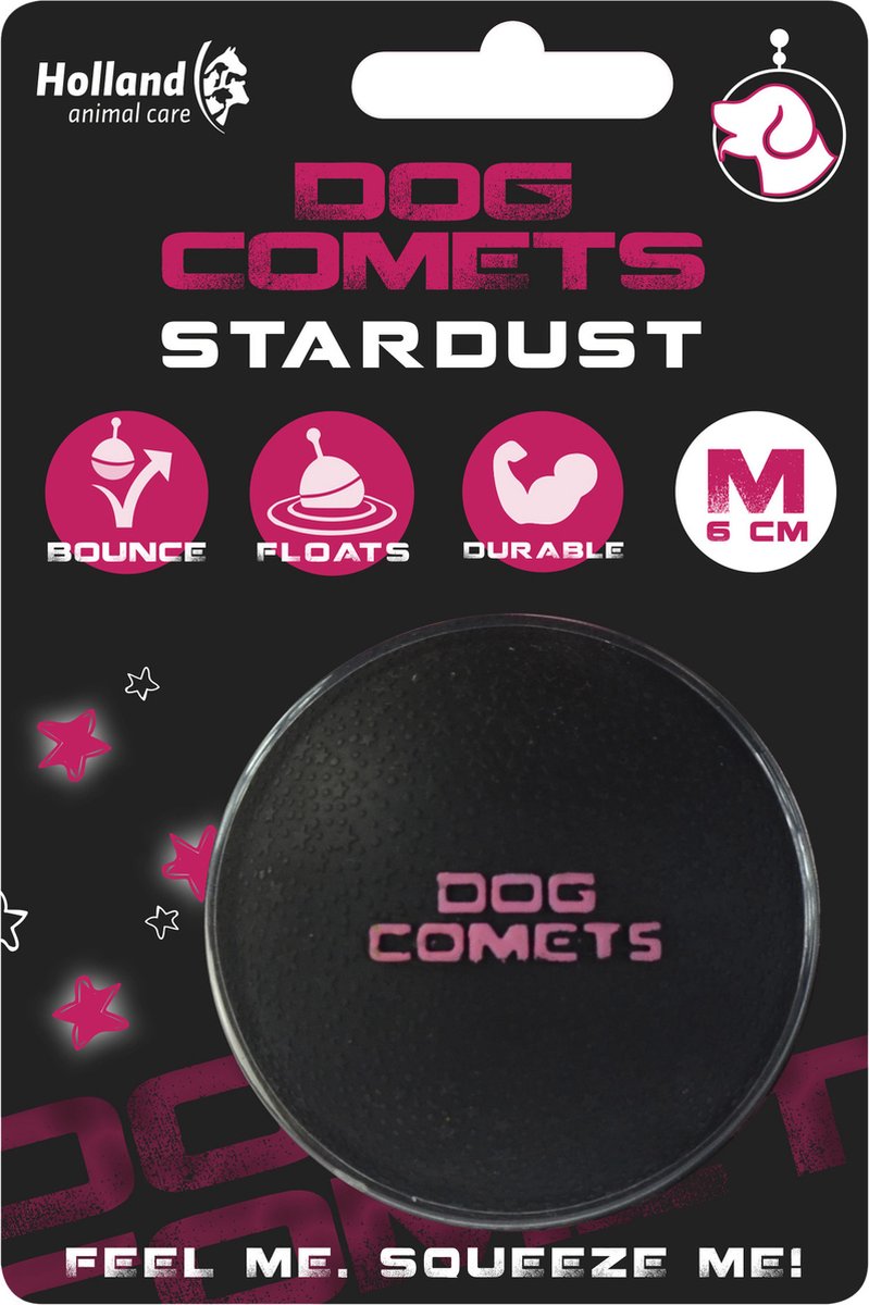 Dog Comets Ball Stardust roze M 2pack – honden bal – honden speelgoed ...