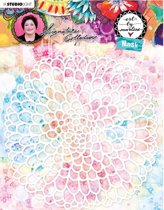 Studio Light Mask stencil - 20x20cm Art by Marlene 5.0 nr.05 | bol