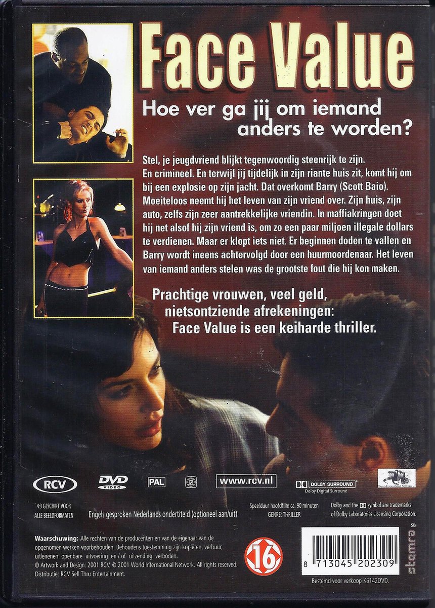 Speelfilm - Face Value (Dvd), Krista Allen | Dvd's | bol.com