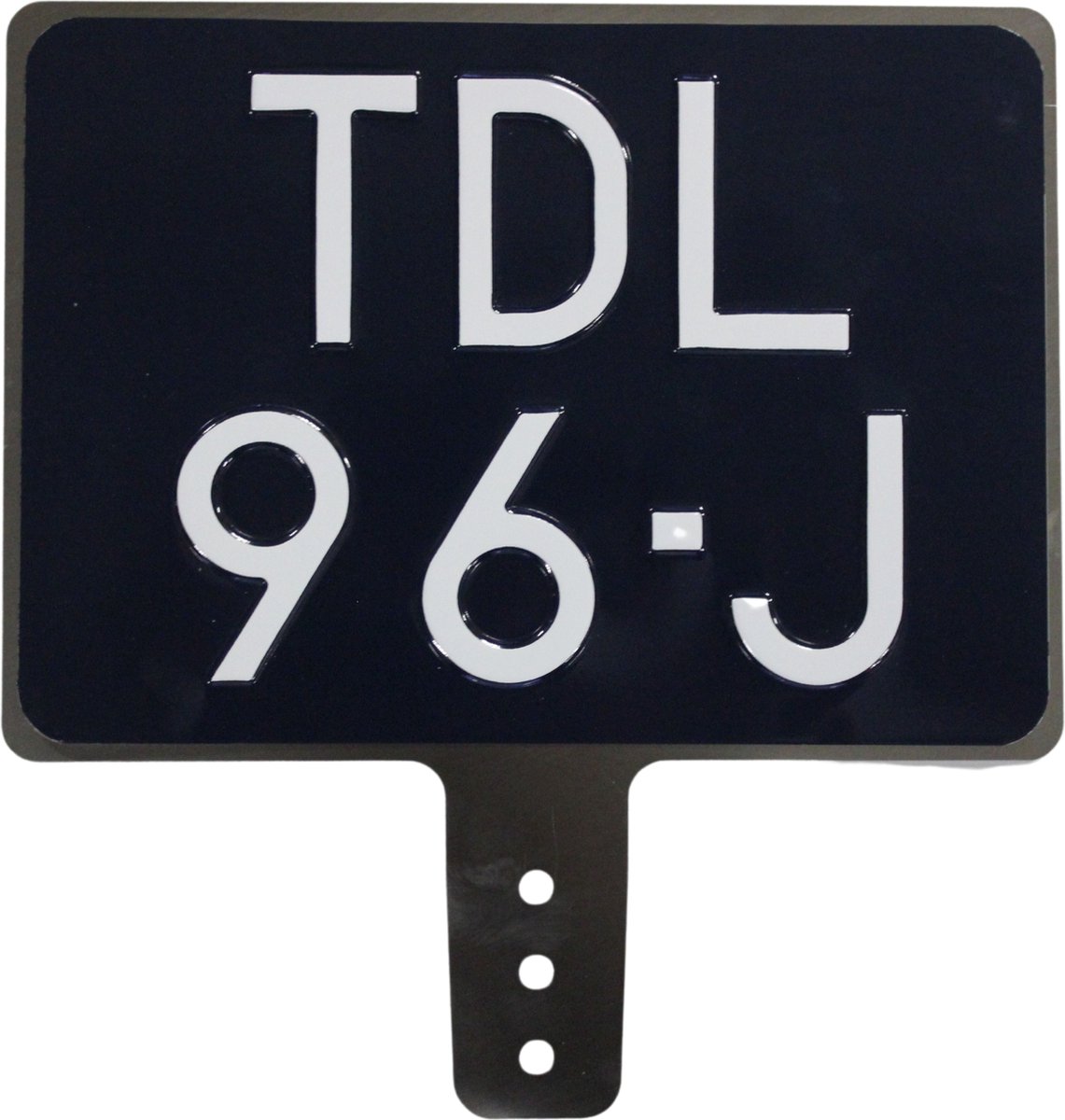 RVS Oldtimer grote vierkante kentekenplaathouder voor LV steun | bol.com