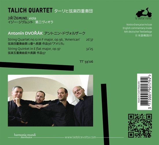Talich Quartet - String Quartets Op.96,97 (CD), Talich Quartet | CD (album) | Muziek | bol.com