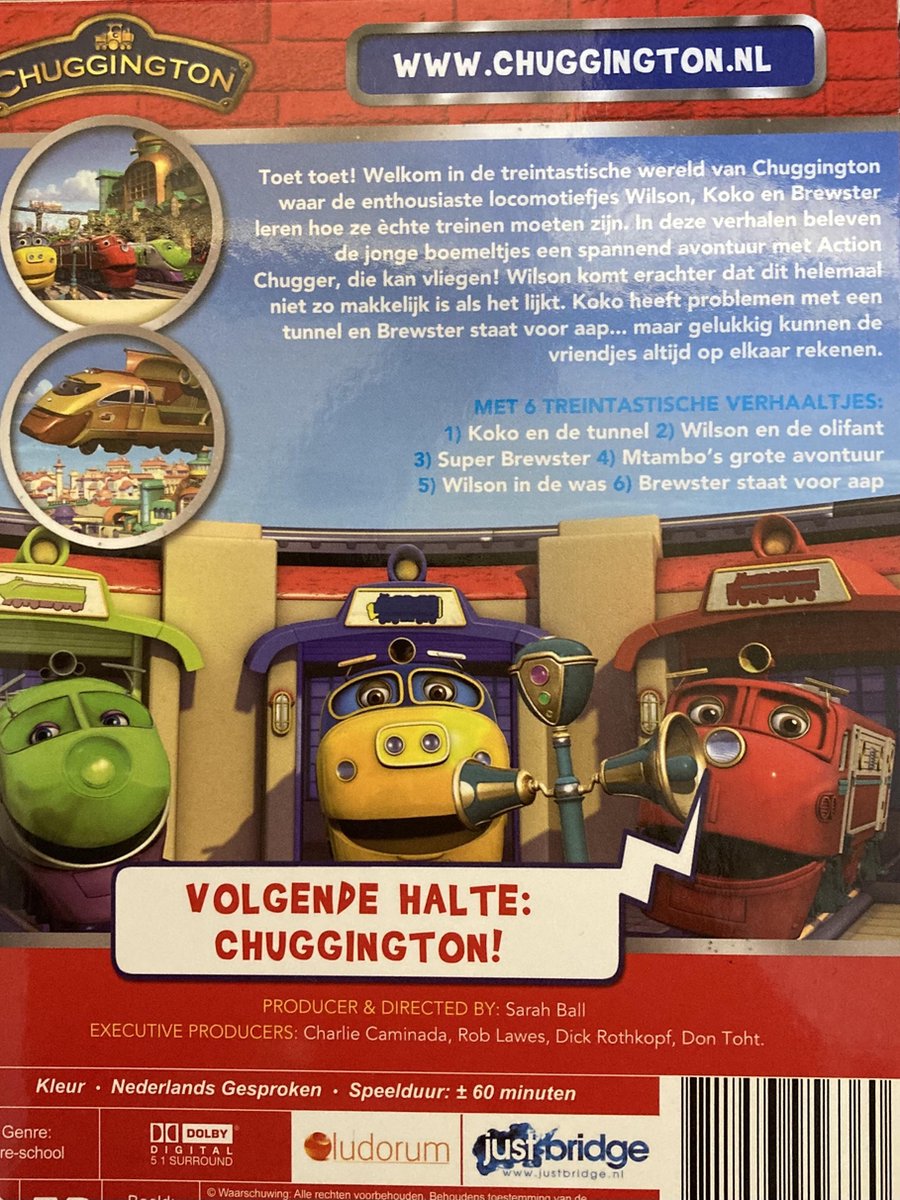 DVD Chuggington - Deel 2: Actietreinen kinderserie over treinen (Dvd ...