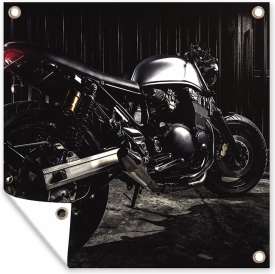 Tuindoek Prachtige afbeelding van een mooie motor - 100x100 cm | bol