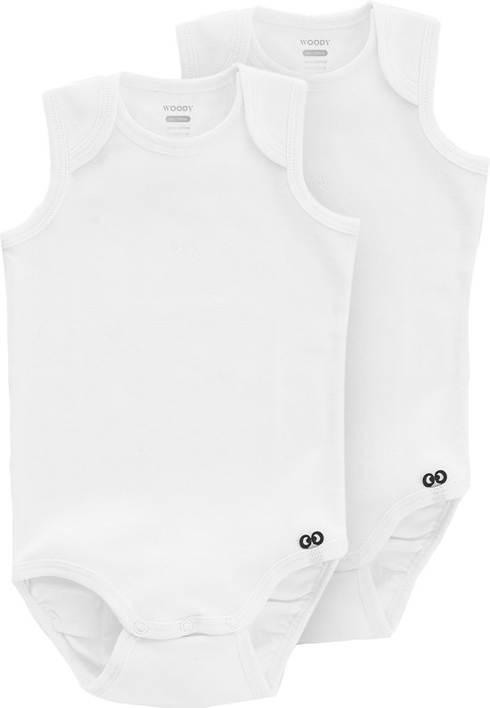 Woody Baby Body Duopack Wit 3m | bol