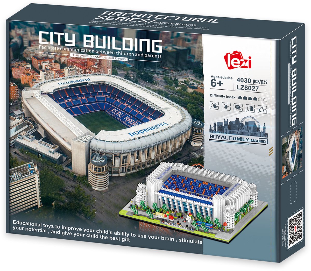 Lezi Stadion Real Madrid - Architectuur / Gebouwen - Nanoblocks ...