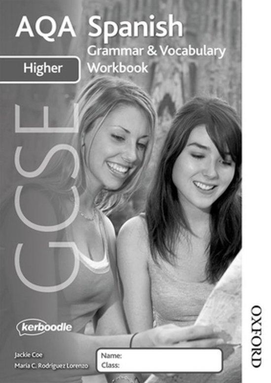 AQA GCSE Spanish Higher Grammar and Vocabulary Workbook Pack (X8 ...