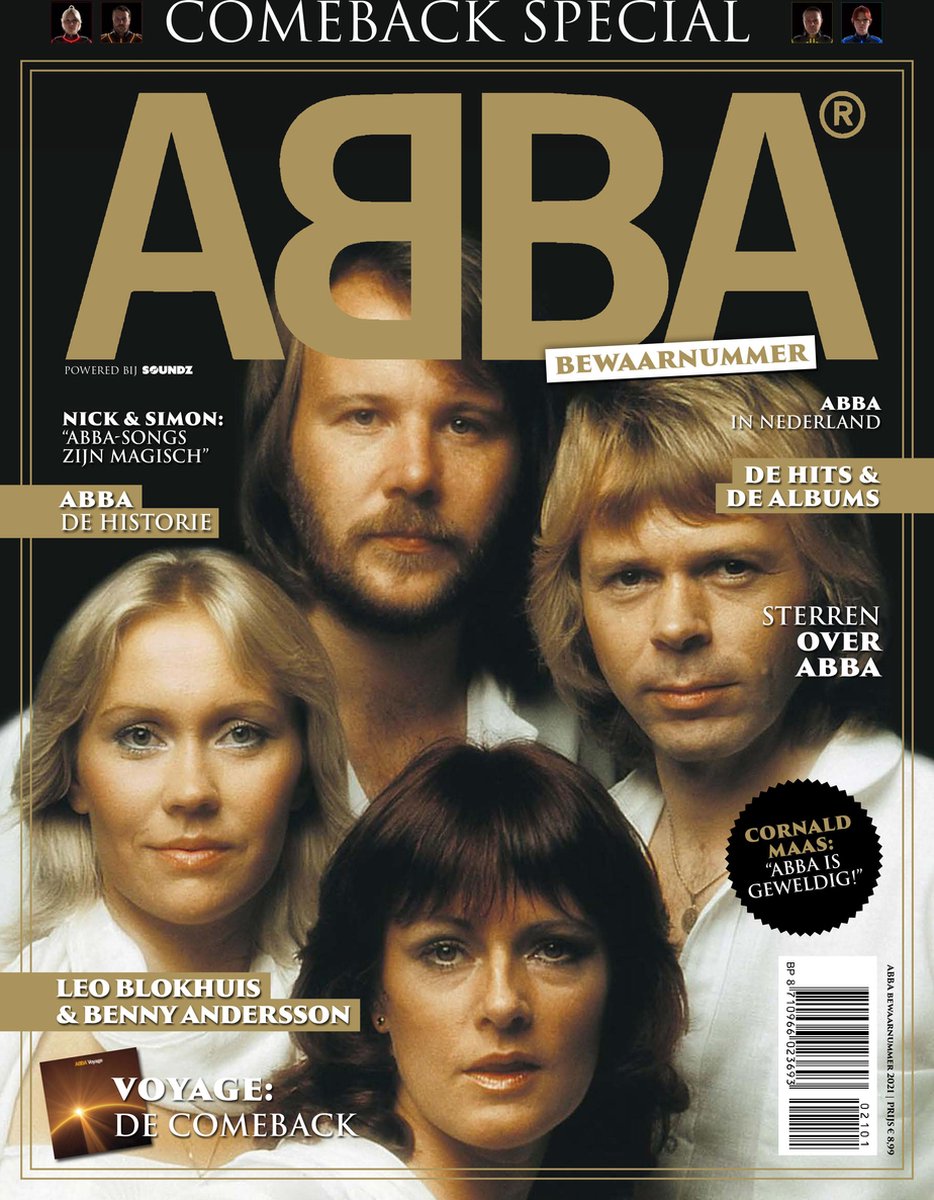 ABBA Comebackspecial - Bewaarnummer - [Soundz Magazine], ABBA | Muziek ...