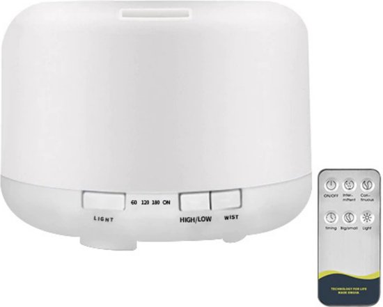 SaengQ® Luchtbevochtiger - Aroma diffuser - Aromatherapie - Grote ...