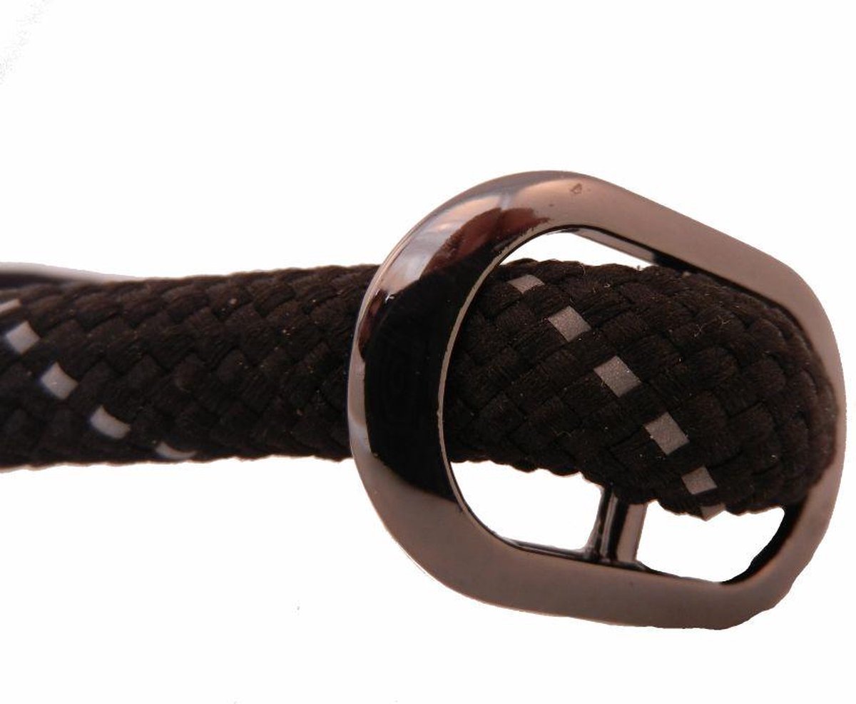 Dogogo nylon sliphalsband met stop zwart 50 cm | bol.com
