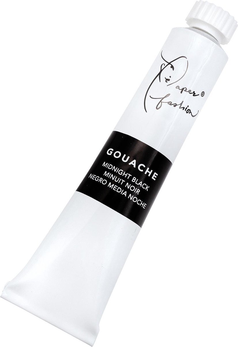 American Crafts Verf - Gouache paint - 20ml midnight Zwart | bol.com