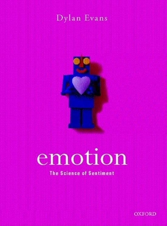 Emotion: The Science of Sentiment, Dylan Evans | 9780192854339 | Boeken ...