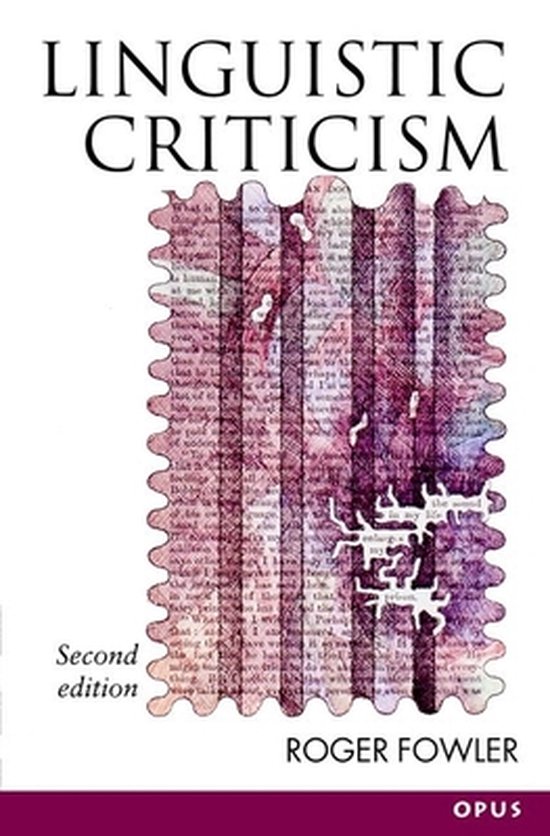 Linguistic Criticism | 9780192892614 | Roger Fowler | Boeken | bol
